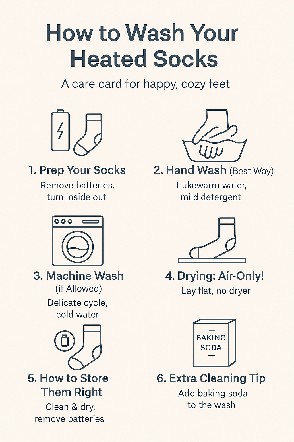 How to Wash Heated Socks - The Ultimate Guide – ActionHeat Heated Apparel
