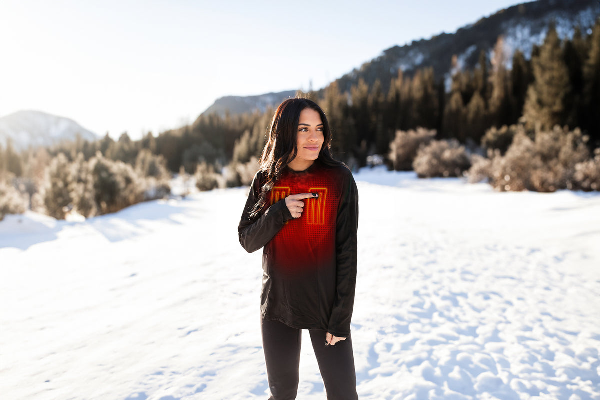 ActionHeat 5V Women's Heated Base Layer Shirt – ActionHeat Heated Apparel