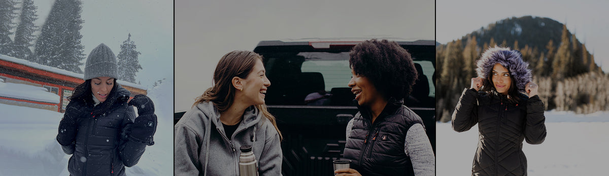 Heated Jackets for Women, Heated Vests for Women – ActionHeat Heated ...